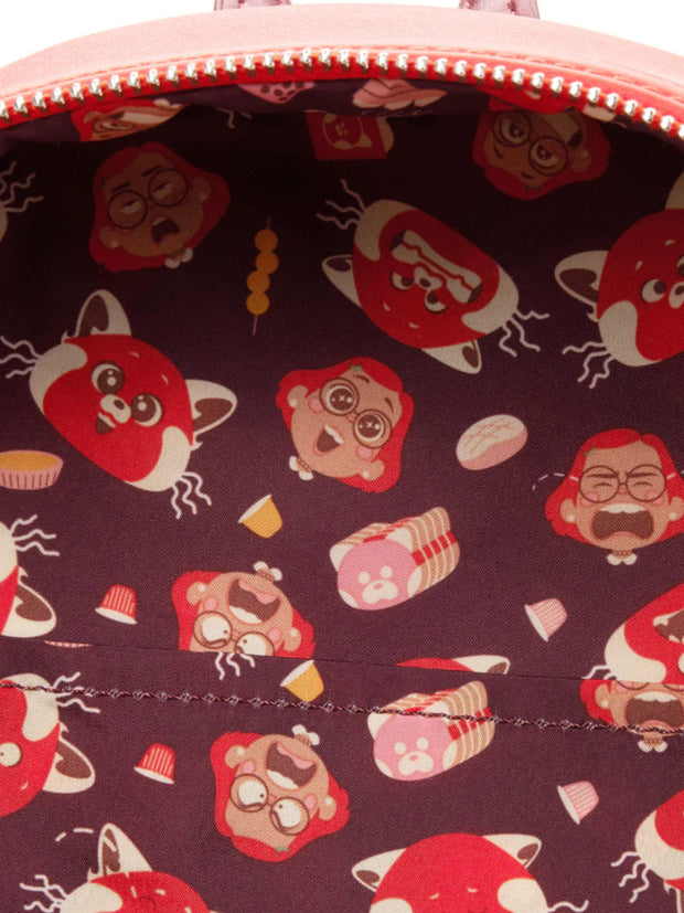 Loungefly x Pixar Turning Red Panda Mini Backpack Handbag Cosplay ...